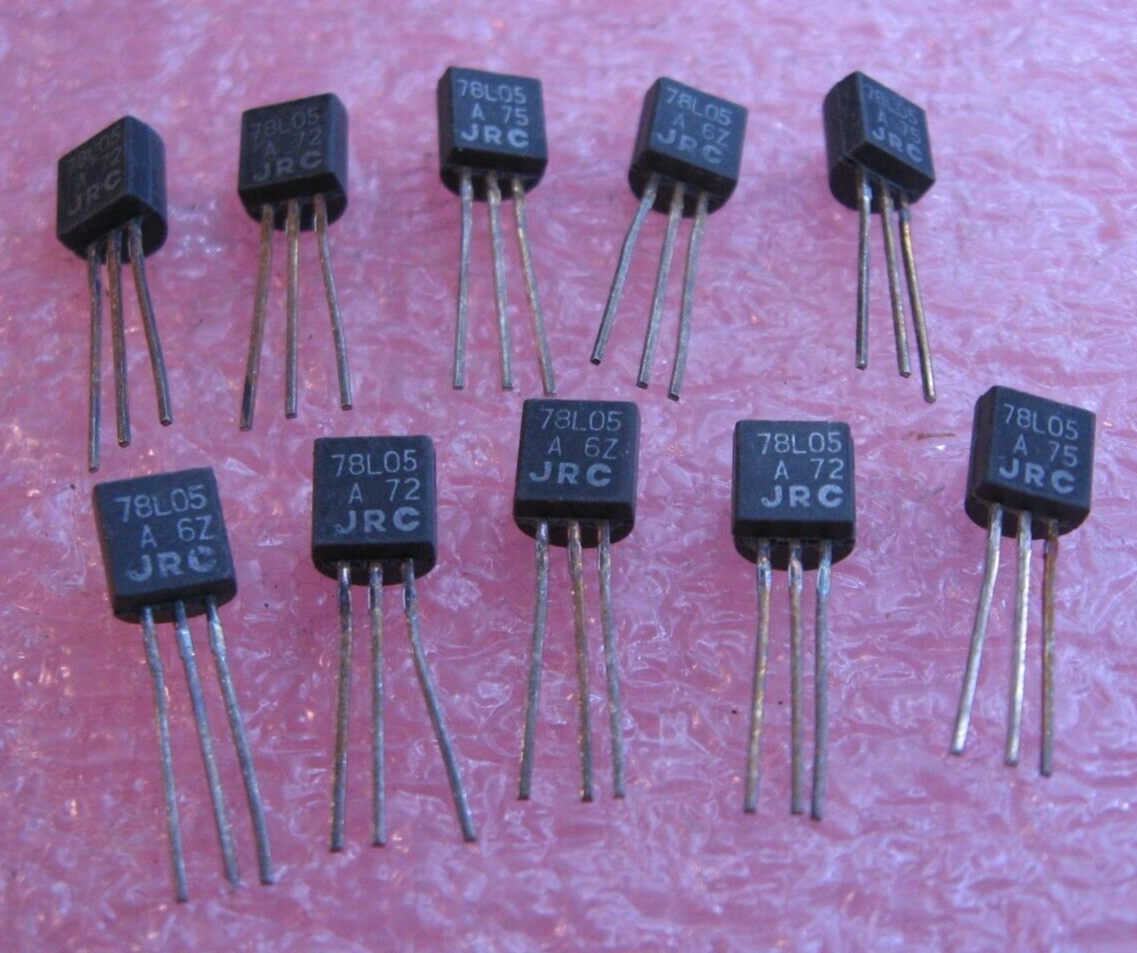 78L05A JRC 5V Positive Voltage Regulator TO-92 7805 - NOS Qty 10 | eBay