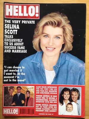 HELLO! MAGAZINE - #181 - 7 DECEMBER 1991- SELINA SCOTT - ALAIN DELON | eBay