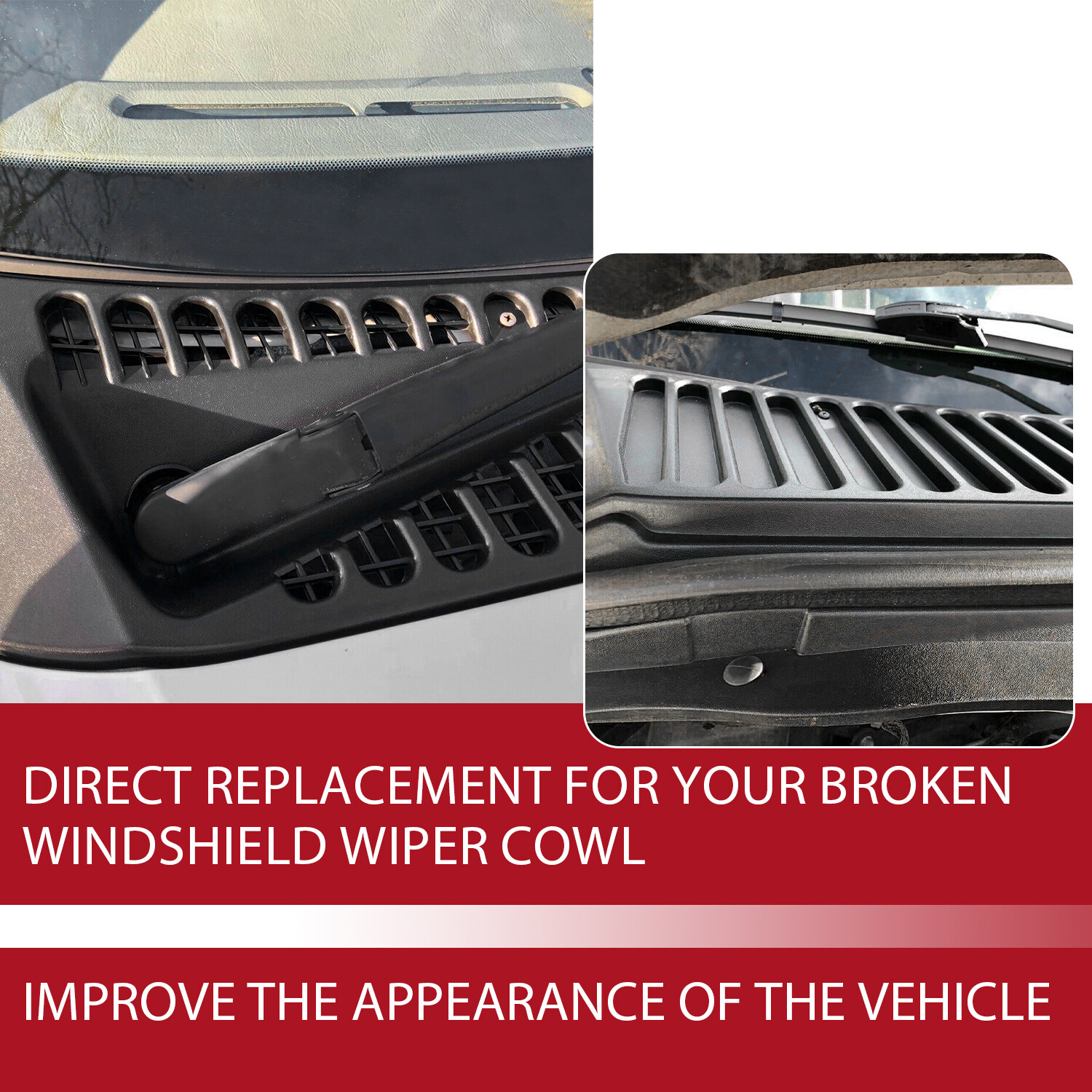1999-2007 Ford F250 F350 F550 Super Duty Front Windshield Wiper Vent ...