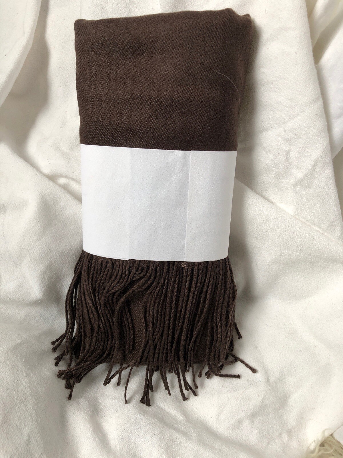 Ladislo Brand LUXE Ultra Soft XL Scarf/Wrap 90% Cashmere Rich Brown ...