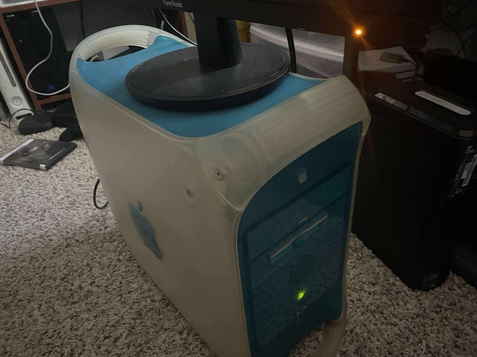 Apple Power Macintosh G3 Blue & White Tower USB FireWire ADB, Aqua ...