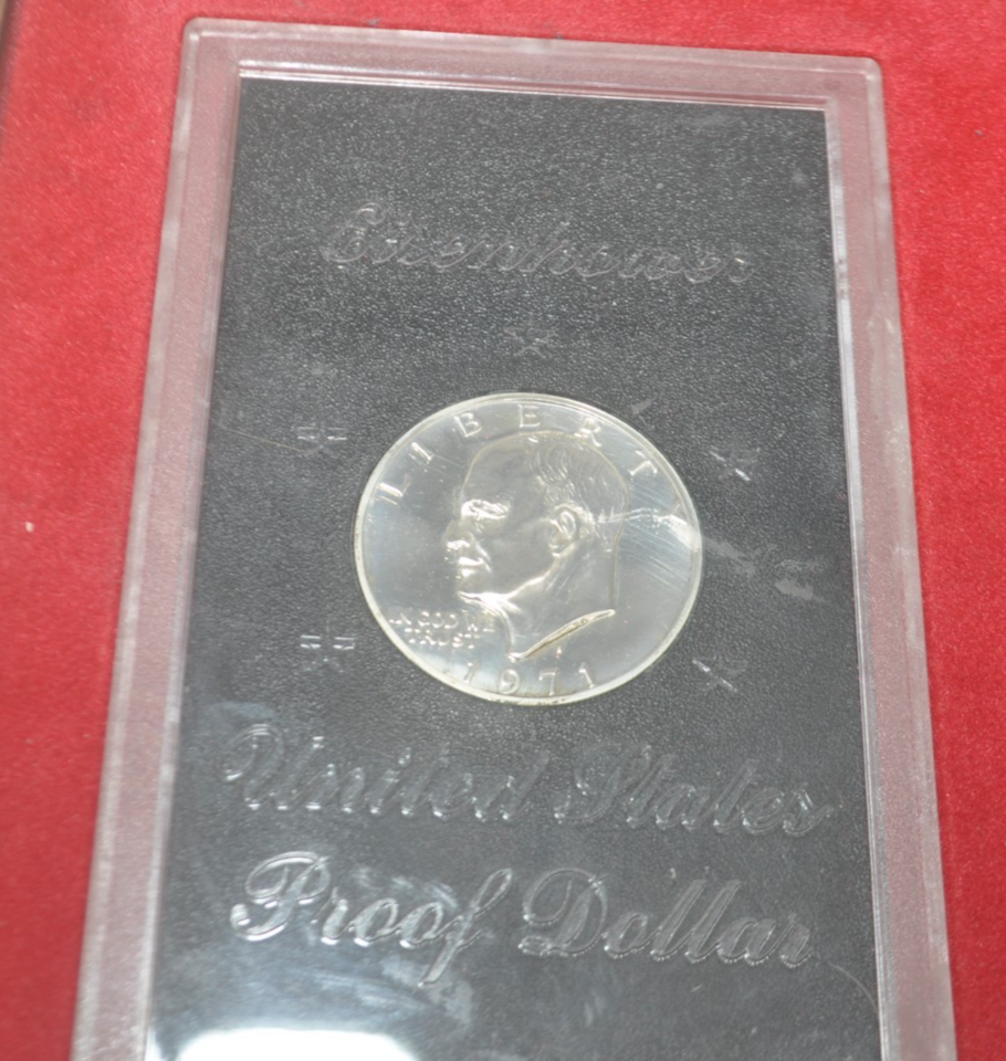 1971-S Eisenhower 40% Silver Gem Proof Silver Ike Dollar Coin in Box | eBay