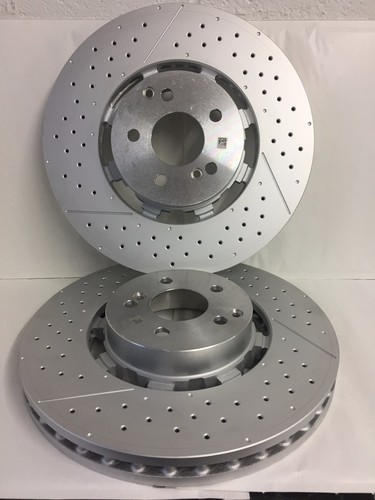 NEW Genuine Mercedes-Benz W212 E-Class E63 AMG FRONT Brake Discs X2 ...
