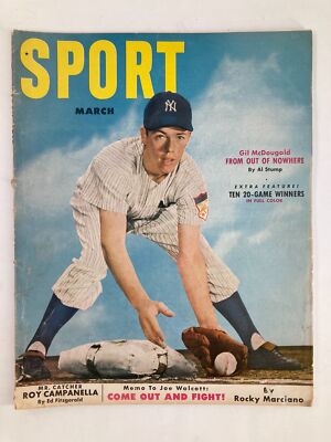 VTG Sport Magazine March 1952 Vol 12 #2 Gil McDougald by Al Stump No ...