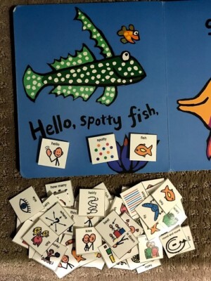 Special Needs / Autism Adapted Interactive Book - Hooray for Fish! | eBay