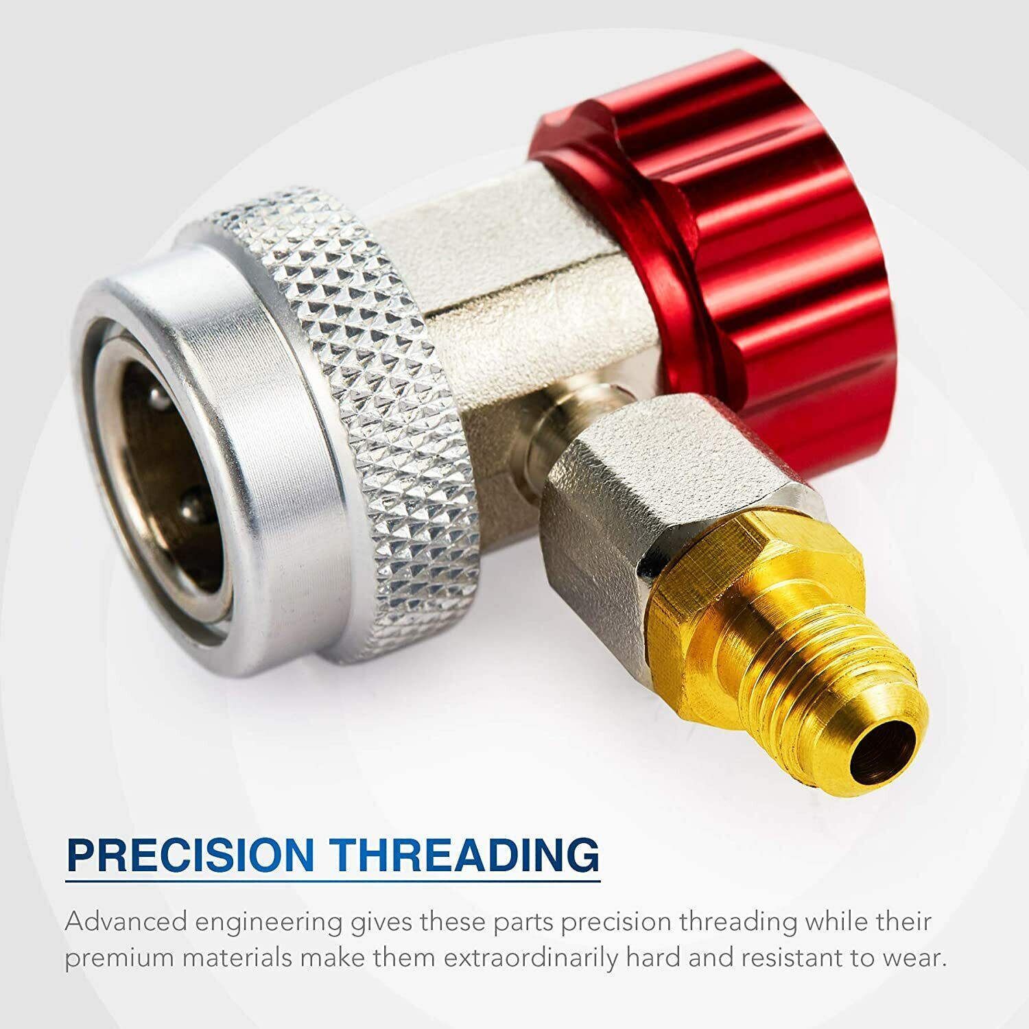 Adapter Quick Connect Coupler High Low A/C Air Conditioning Freon ...