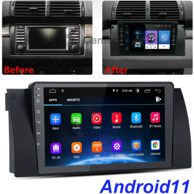 For BMW E38 E39 E53 X5 GPS Navi Android 11 Car Stereo Radio Head Unit ...