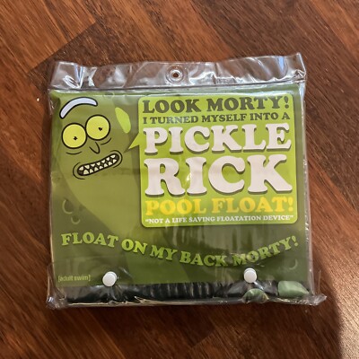 SDCC 2024 Adult Swim Rick & Morty Pickle Rick Pool Float Promo ...