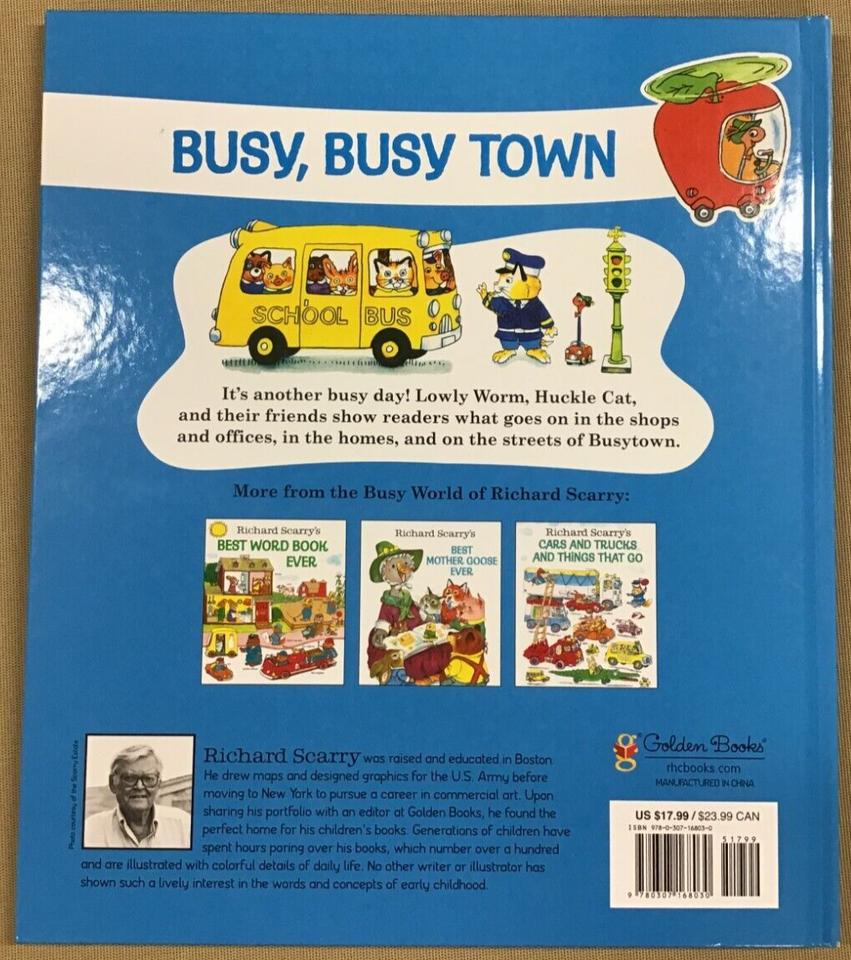 Richard Scarry's Busy, Busy Town (Hardcover) by Richard Scarry - NEW 📖 ...