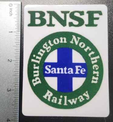 BNSF Burlington Northern Santa Fe Railroad Train Sticker Decal Rustic ...