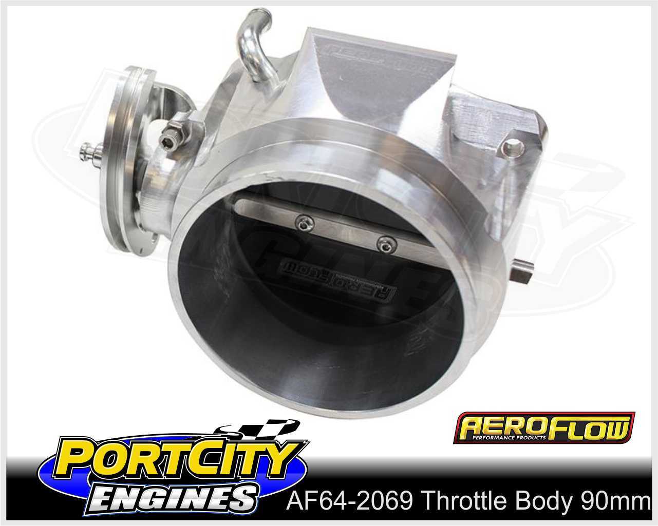 Billet 95mm Throttle Body - Polished, GM LS Series. Standard Idle-TPS ...