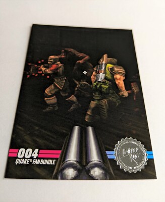 Limited Run Games SILVER Trading Card (Series 3) 004 - Quake FAN BUNDLE ...