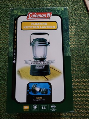 Coleman Floating Krypton Lantern - Silver Metallic Finish - FLOATS ...