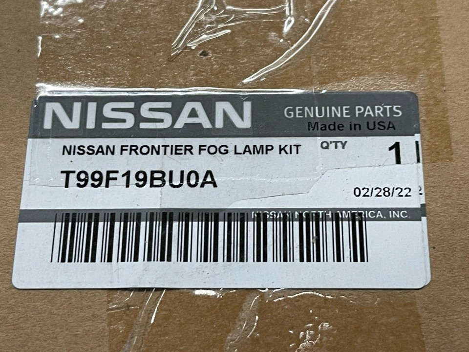 NEW OEM 2022-2025 NISSAN FRONTIER FOG LIGHT KIT - DUAL BULB UNIT | eBay