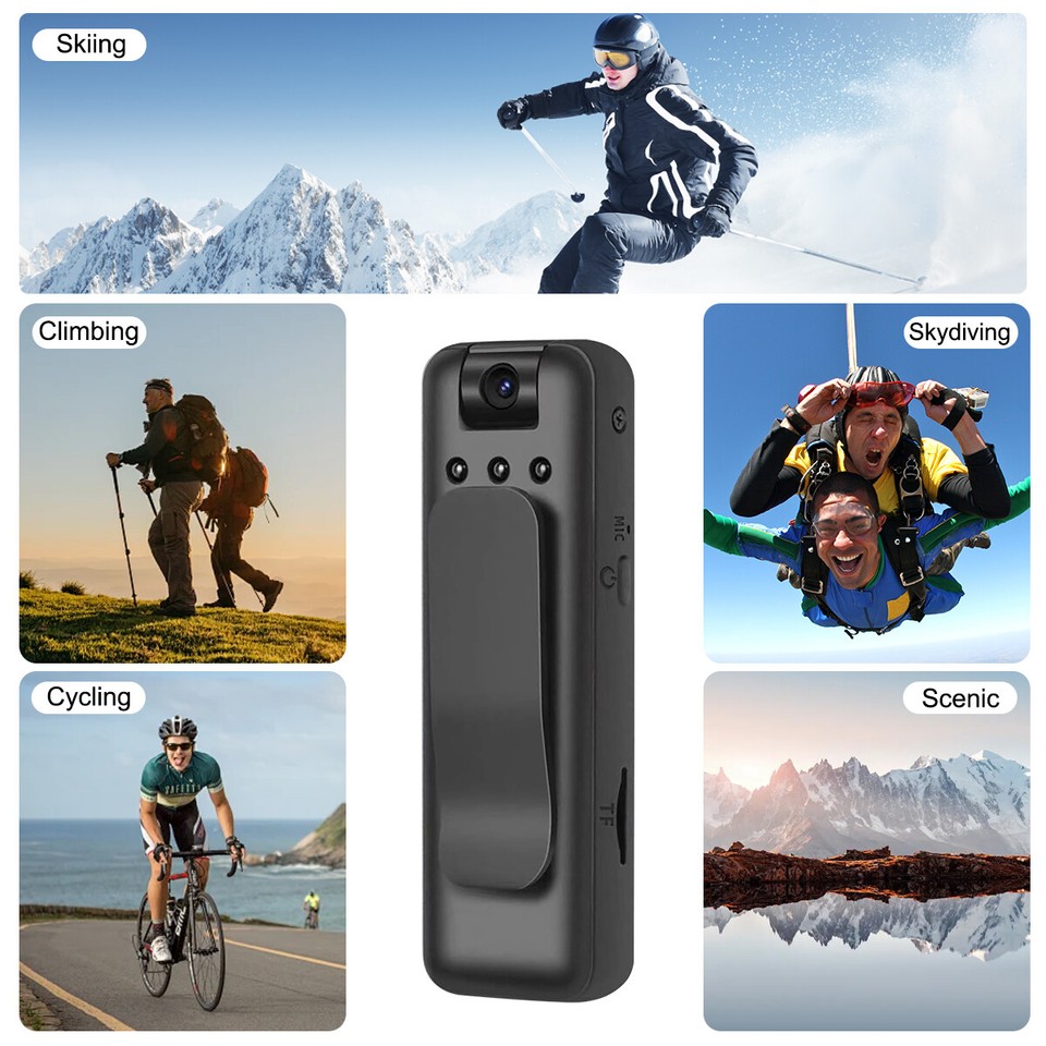 New Portable Camera HD 1080P Pocket Video Audio Recorder Night Vision ...