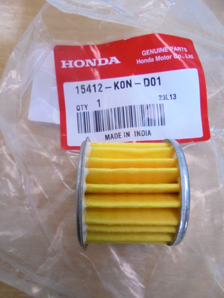 Genuine Honda CB125F CBF125 2021-2024 Engine Case Oil Filter New OEM ...