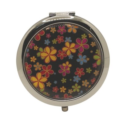 Compact Mirror Pocket Mirror Handbag Mirror Colorful Daisies | eBay ...