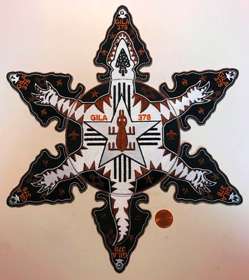 GILA LODGE 378 OA YUCCA COUNCIL TEXAS CHAPTER LEC 7-PATCH JACKET PATCH ...