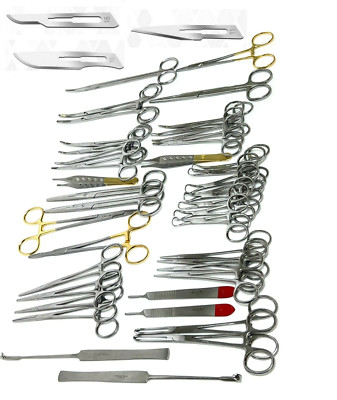 141 PCS CANINE+FELINE SPAY PACK VETERINARY SURGICAL INSTRUMENTS | eBay