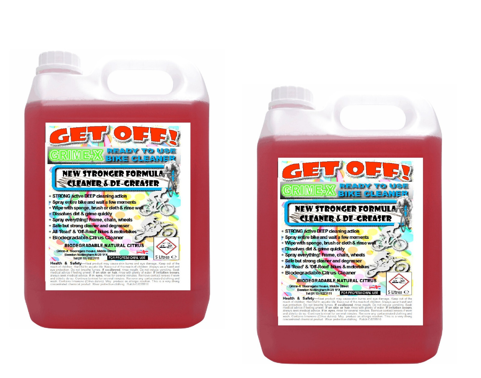 Get Muck Off Bike Cycle Cleaner Degreaser 5 Litre Twin Pack 10 Litre ...