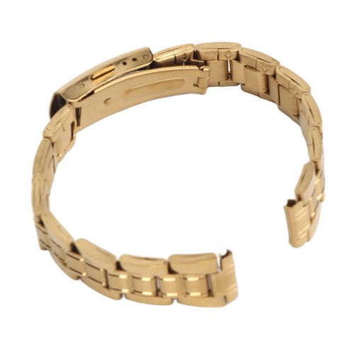 Watch Band Double Lock Buckle Watch Band Strap For Men Gold(16mm/0.63in ...