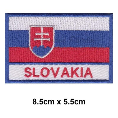 Slovakia country flag embroidery patch iron sew on badge fashion badge ...