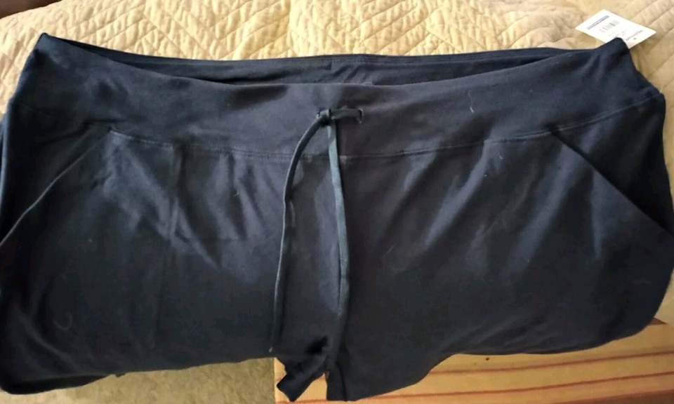 NEW Mens Athletic Works Pants Size 2XL Drawstring Navy Blue | eBay