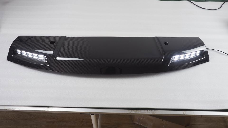 CARBON ROOF LIGHT BAR with LED DRL for LAND ROVER DEFENDER 110 L663 ...