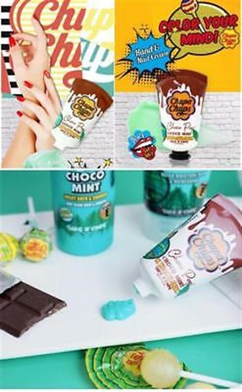 Chupa Chups Hand and Nail Cream Choco Pop CHOCO MINT Fragrance Fruit ...