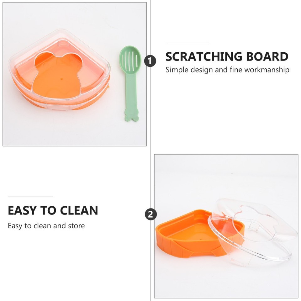 Small Animal Toilet Bathtub Hamster Shower Adorable Basin Transparent ...