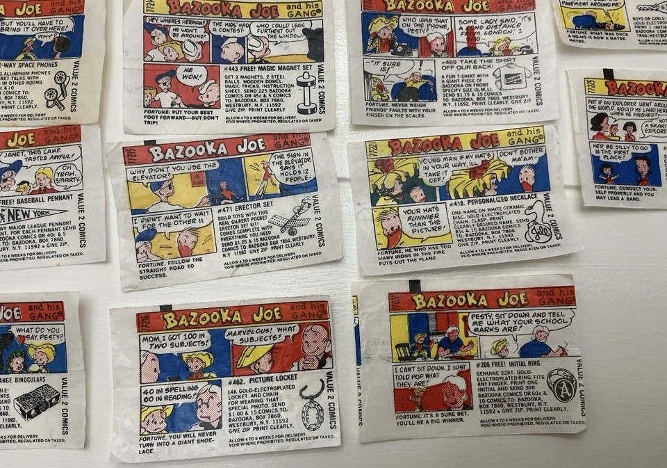 1977 (Series 77) Bazooka Joe Comic Wrappers - Completed Set Of 45 | eBay
