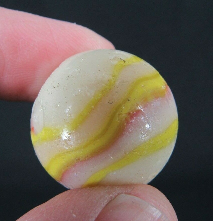 Christensen Agate Co. Marble CAC shooter 9 & tail HAND GATHERED 1920s ...