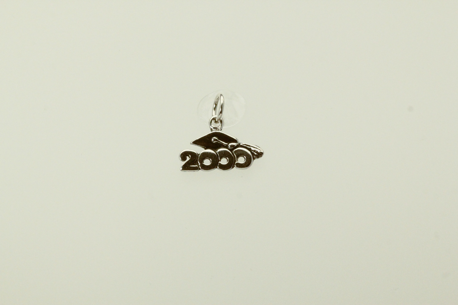 925 Sterling Silver 2000 Graduation Cap Charm / Penda… - Gem