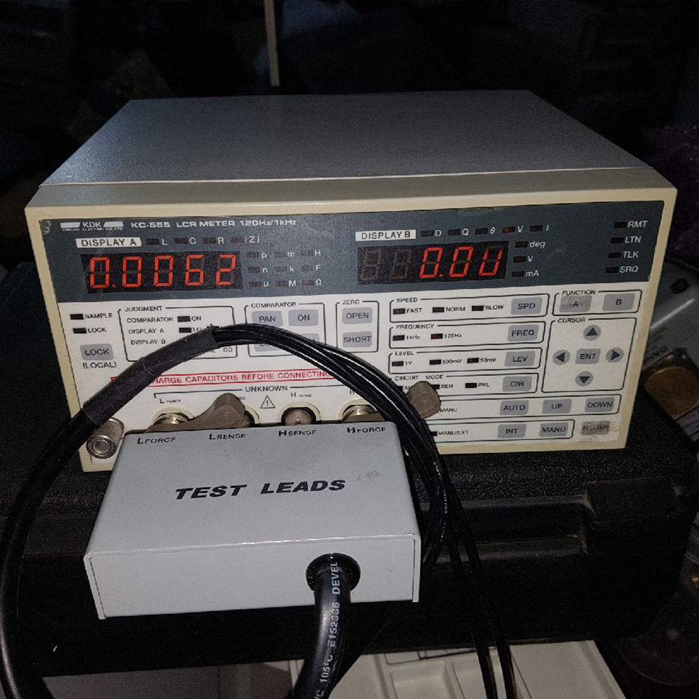 KOKUYO / KDK KC-555 LCR Meter w/ Test Jig | eBay