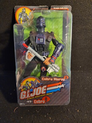GI Joe 12" COBRA MORAY (Hasbro 2002) G.I.Joe vs Cobra New In Box | eBay