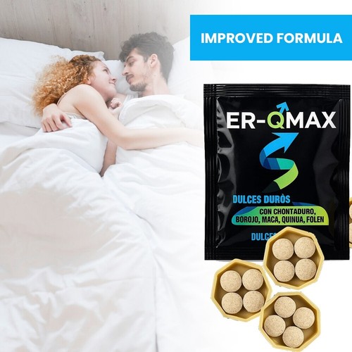 ERQ Max 12 Pills Supplement For Men Stamina Strength Power Bull in Bed ...