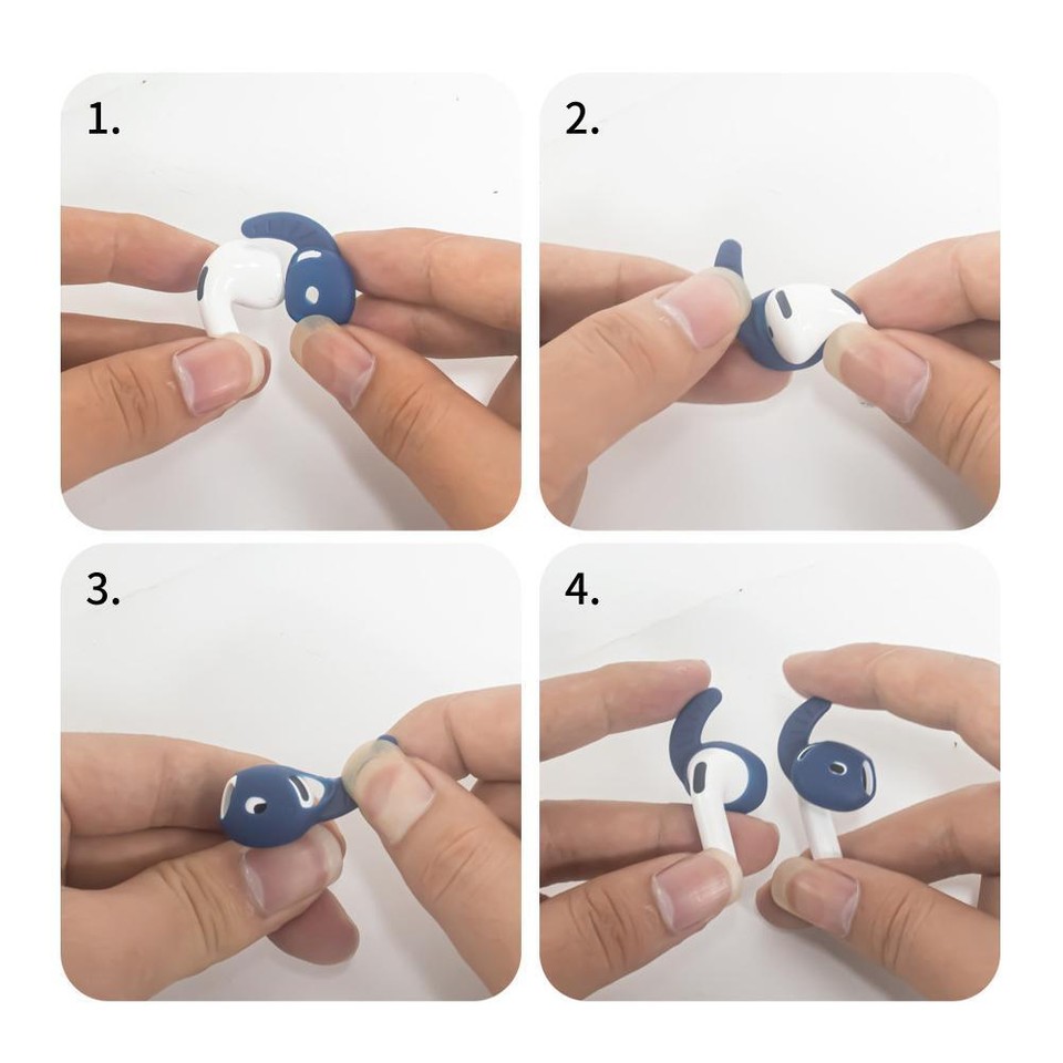 Silicone Cover For Apple Airpods 4 In-ear Anti-slip Earpod Eartip Cap ...