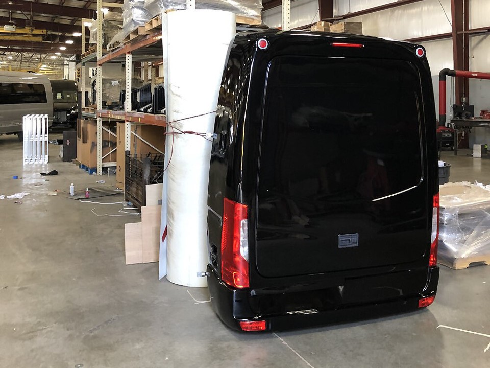 2023 Mercedes-Benz Sprinter Backpack Fiberglass Trunk only | eBay