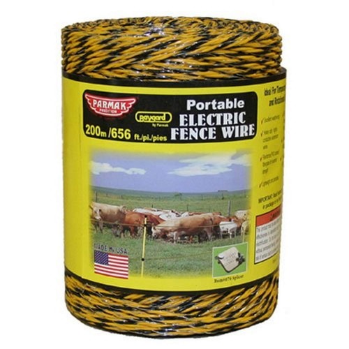 Baygard Electric Fence Yellow/Black Wire - 656 Feet 00121 656 ft. | eBay