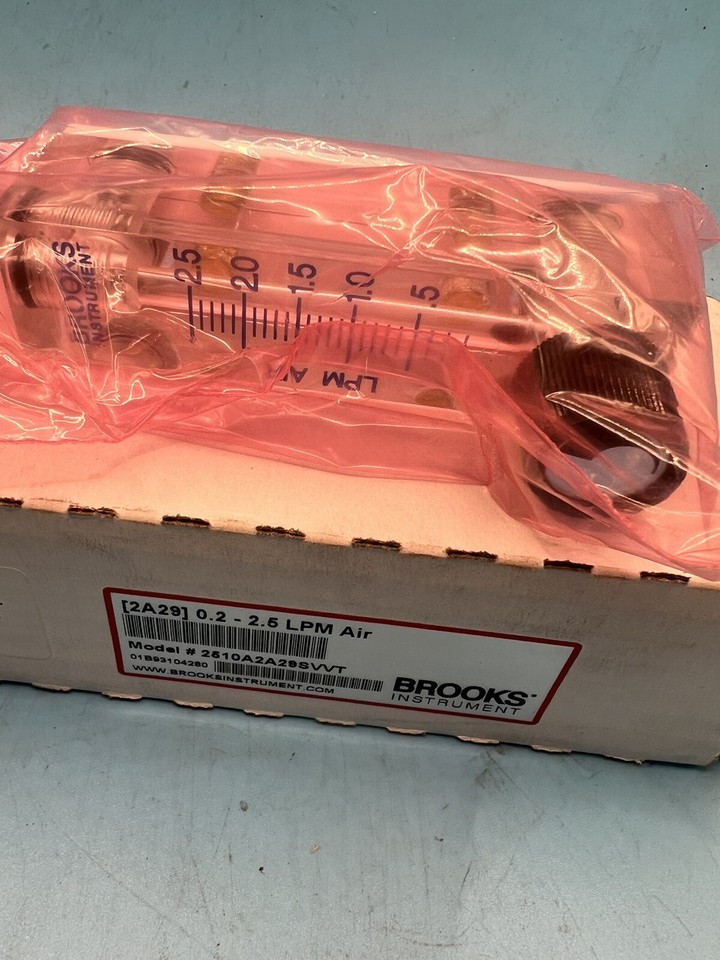 GENUINE NEW Brooks Instrument 2510A2A29SVVT Variable Area Flow Meter 0. ...
