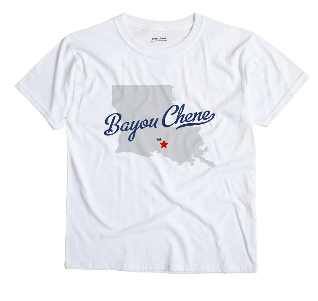 Bayou Chene Louisiana LA T-Shirt MAP | eBay