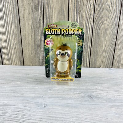 TREAT STREET Sloth Pooper Candy Dispenser Wind-Up Walks & Poops Candy ...