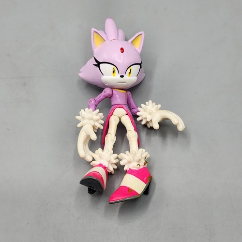 Jazwares Sonic Hedgehog Blaze The Cat Action Figure Toy 3 Inch Missing ...