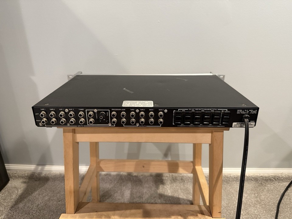 Crown Power Line Two Straight Line Two Set Stereo Amplifier | eBay