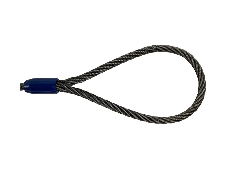 Kennedy Wire Rope & Sling Co. 5/16" x 40' Single Leg Wire Rope Sling w ...