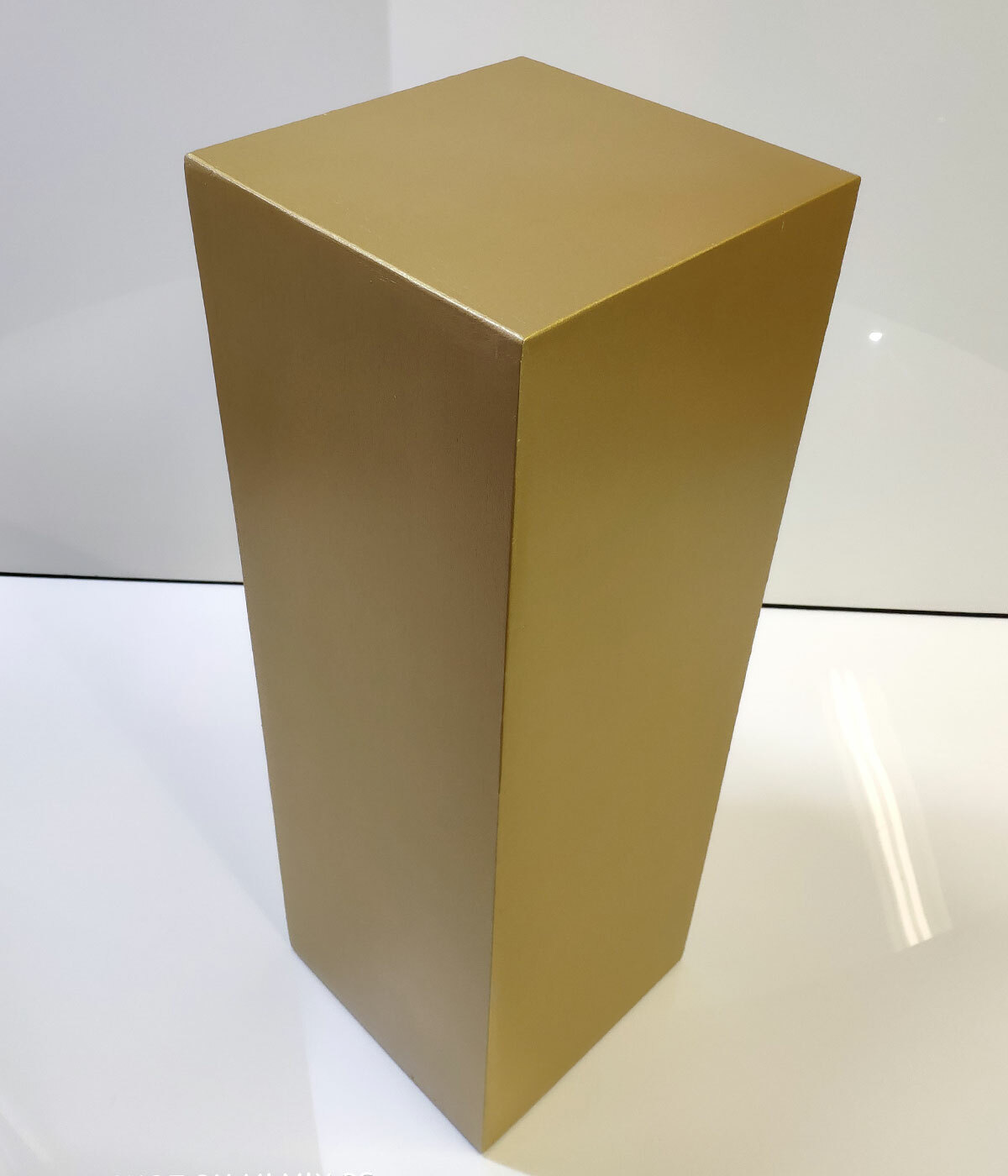 25" Tall GOLD Display Pedestal Stand Riser Column Pillar - Weddings ...