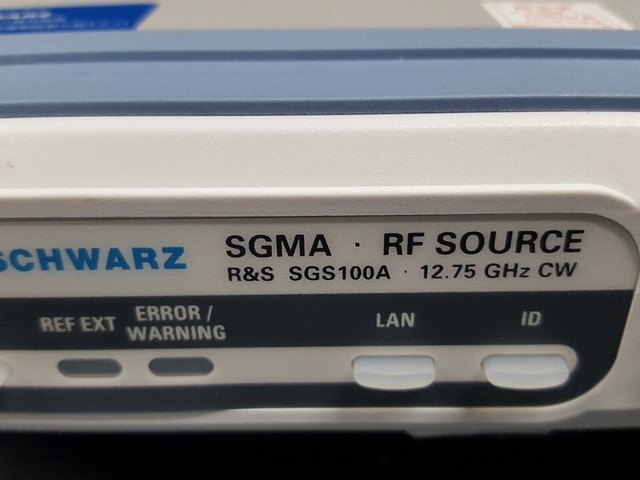 Rohde & Schwarz R&s SGS100A 6ghz SGMA RF Source Generator Signal for ...