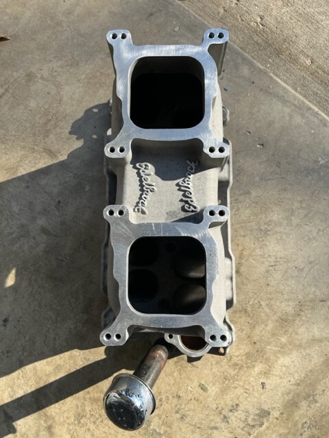 Edelbrock SBC Chevy Tunnel Ram Intake Manifold | TR1X | Aftermarket ...