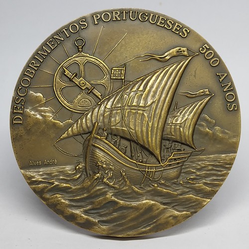 AGE OF DISCOVERY Portuguese Discoveries 500 Years Bronze Medal ...