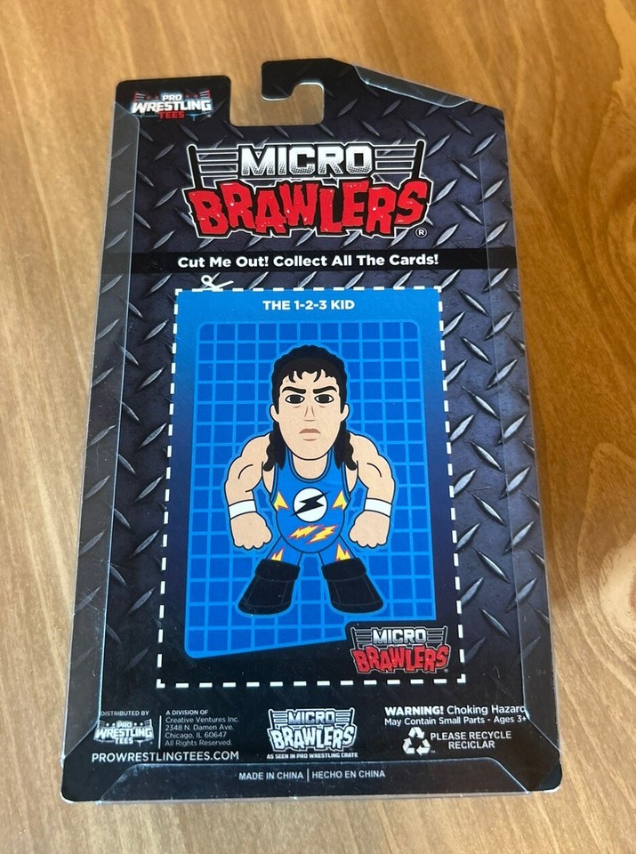 The 1-2-3 Kid Micro Brawler Pro Wrestling Tees Crate PWT WWF WWE | eBay